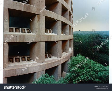 Illustration Neoclassical Brutalist Architecture Exterior Building