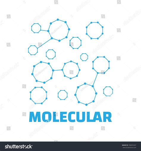 Molecular Structure Molecular Structural Coding Vector 스톡 벡터로열티 프리 708091837 Shutterstock
