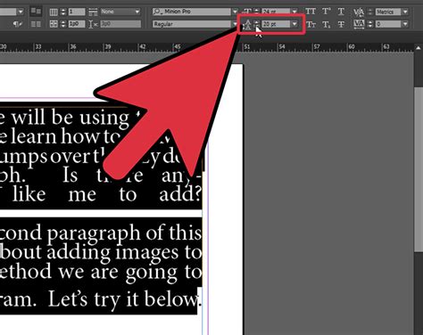 How To Adjust Leading In InDesign Steps With Pictures