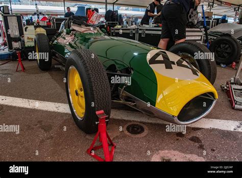 The Famous Black And Gold Jps Lotus Formula 1 Cars N The Pits Of The