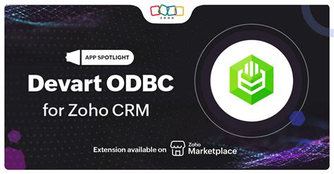 app spotlight devart odbc for zoho crm