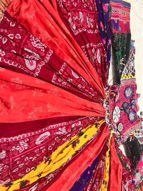 Beautiful Vintage Handmade Kuchi Waziri Afghan Colourful Dress Heavy