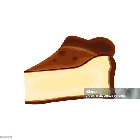 바스크 번트 치즈케이크 바스크 지방에 대한 스톡 벡터 아트 및 기타 이미지 바스크 지방 치즈케이크 슬라이스 Istock