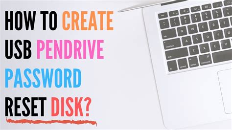 How To Create A Usb Password Reset Disk YouTube