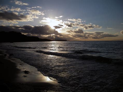 Берег моря ночью 78 фото