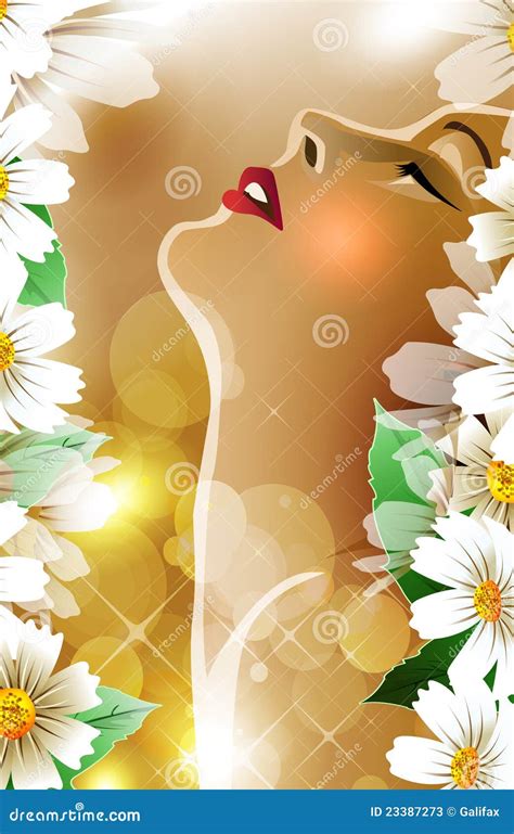 Menina do vetor ilustração do vetor Ilustração de adulto