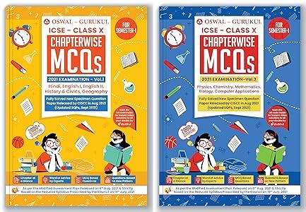 Chapterwise MCQs Book For ICSE Class Semester I Exam