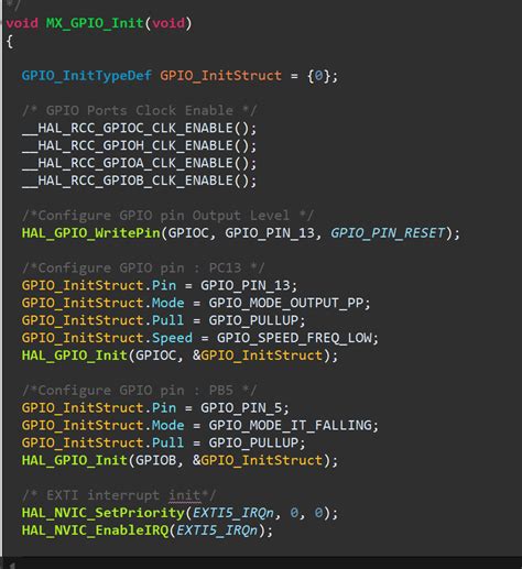 Solved Stm32h503 External Interrupt Hal Library Doesnt W Stmicroelectronics Community
