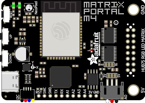 How To Use Adafruit Matrixportal M4 Pinouts Specs And Examples