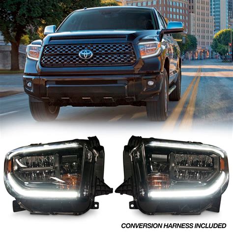 Perde Toyota Tundra Oe Style Led Headlight Conversion Kit Set Bi Led