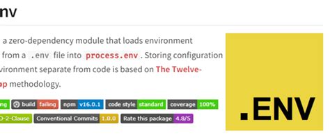 Using Nodejs Library `dotenv` To Handle Environmental Variables And Secret Keys — Tutorial Dev
