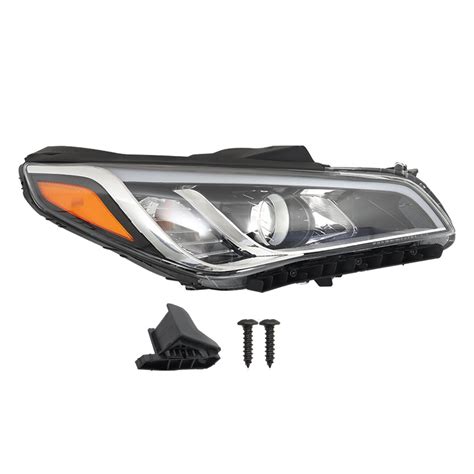 Labwork Right Side Headlight For 2015 2017 Hyundai Sonata Assembly Chr