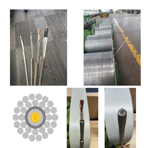 Single Core Pumping Perforating Cable Logging Cable For Oilfield
