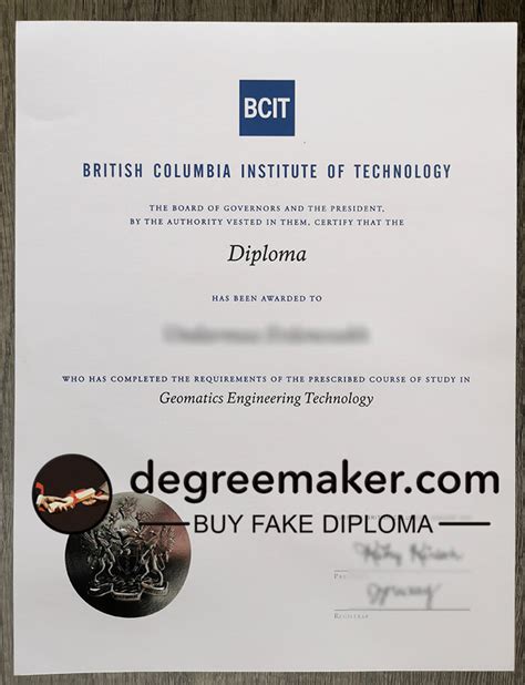 British Columbia Institute Of Technology Diploma
