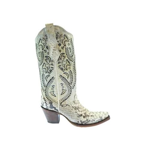 Corral Shoes New Corral Python Embroidery Boots Medium Width In