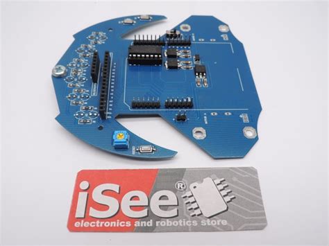 Jual PCB Hardware Line Tracer Follower Robot Shield Arduino Uno R PID Kota Surabaya ISee