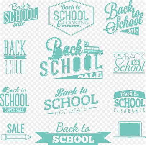 蓝色返回学校英文png图片素材下载图片编号yelzdrpq 免抠素材网