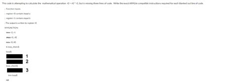 Solved Function Inputs Register Ro Contains Input A