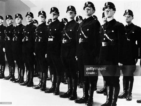Picture Taken In The 1930s Of Troops Of The Sturmabteilung Or Sa