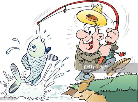 Картинки по запросу рыбак с удочкой рисунок | Cartoon drawings ...
