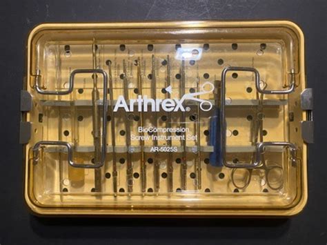 Arthrex Ar 5025s Bio Compression Screw Instrument Set