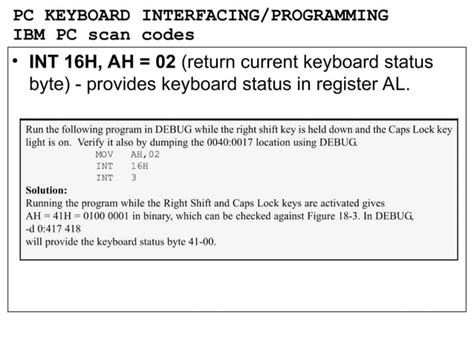 Microprocessor Systems Lecture 1 Keyboard Ppt