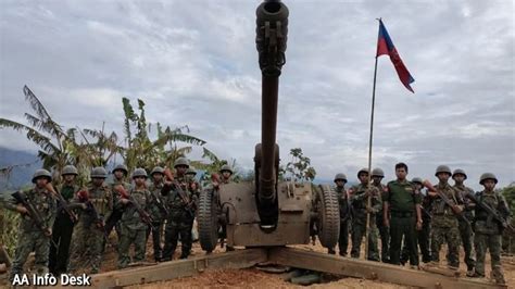 ငသိုင်းချောင်း အမြောက်တပ်မှ ဟောင်ဝစ်ဇာအမြောက်နှင့်လက်နက်ကြီးများ ကျုံပျော်သို့ ရွှေ့နေ
