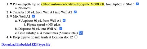 serialization to html and docx · issue 197 · bioprotocols labop · github