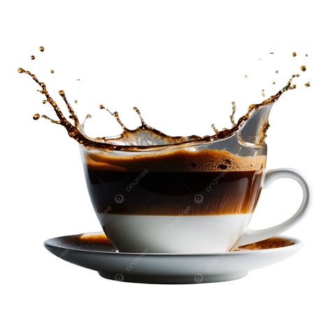 음료 광고를 위해 컵에서 커피가 튀다 커피 튀김 광고 Png 일러스트 및 이미지 에 대한 무료 다운로드 Pngtree