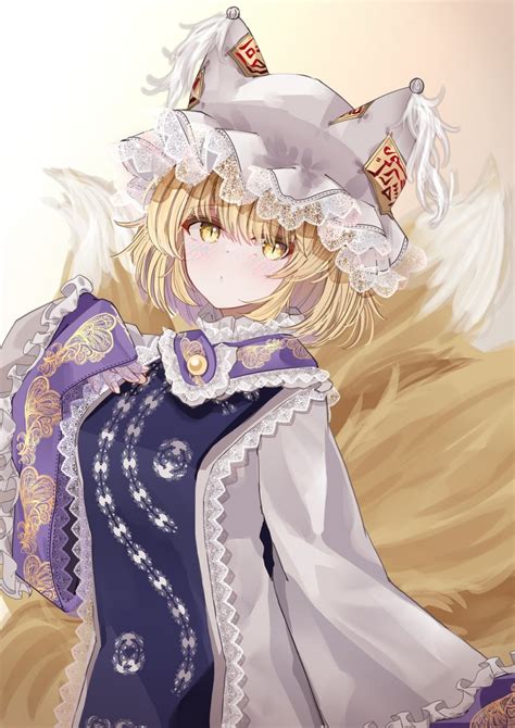 Yakumo Ran Touhou Drawn By Sarasadou Dan Danbooru