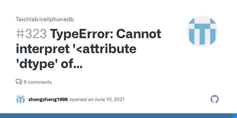 Typeerror Cannot Interpret As A Data Type · Issue 323 · Teichlab