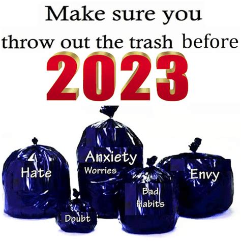 Make Sure You Throw Out Your Trash Before 2023