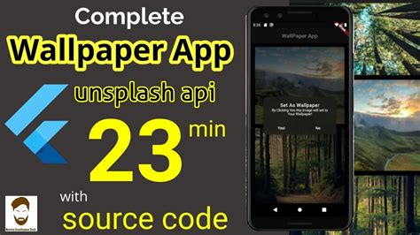Build 4k Wallpaper App Using Unsplash Api 2020 Flutter Tutorial For