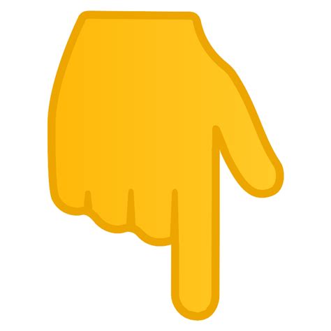 Backhand Index Pointing Down Vector SVG Icon SVG Repo