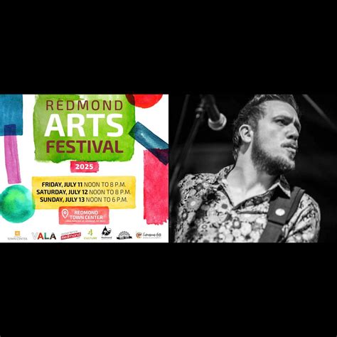 Josiah Bogle Redmond Arts Festival Redmond Town Center 11 July 2025 Allevents