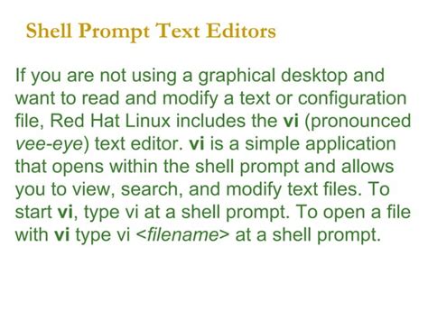 introduction to vi editor ppt