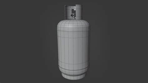 Realistic Cylinder Gas 3d Model Turbosquid 2232001