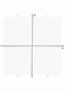 Graph Paper With X Axis And Y Axis Template Download PDF