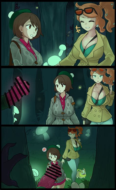 Gloria Sonia Yamper And Impidimp Pokemon And 1 More Drawn By