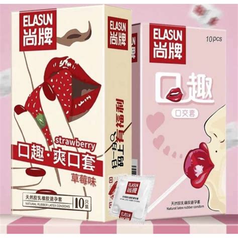 ถุงยางอนามัยสำหรับสวมลิ้น Oral Sex Condom กลิ่นผลไม้ มี10ชิ้น Shopee Thailand
