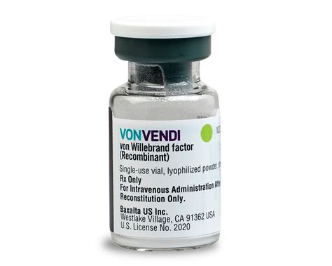 Vonvendi 650 Aq Kit 5 Ml Diluent Uspr Vonvendi Hematology Us Site