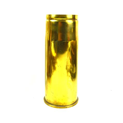British 76mm Armdc Rw75 Brass Shell Case Dated 1979 Tenniswood