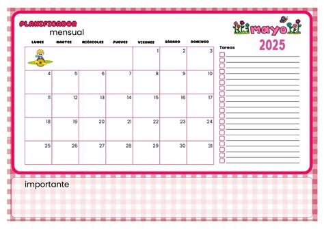 Planificador Mensual Para El Aula Principito Curso 2025 2026
