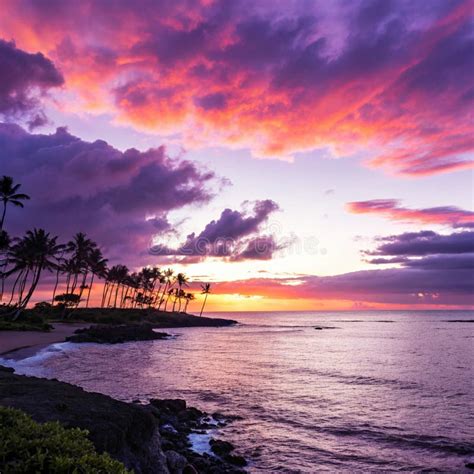 Purple Sunset Maui