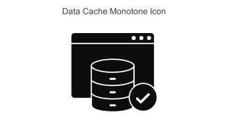 Data Cache Monotone Icon In Powerpoint Pptx Png And Editable Eps Format PPT PowerPoint