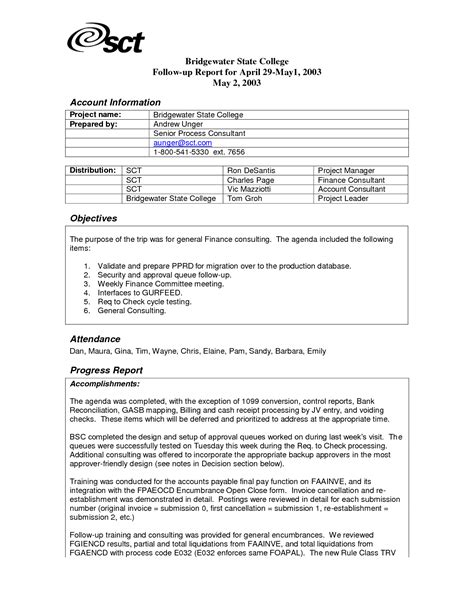 Trip Report Template