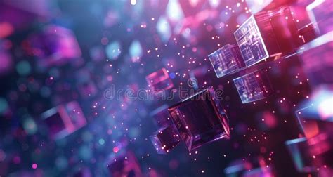 Cubes Floating In Mid Air Stock Image Image Of Contemporary 318133555
