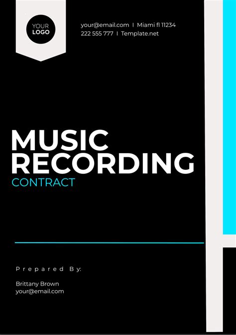 Free Entertainment Contract Template To Edit Online