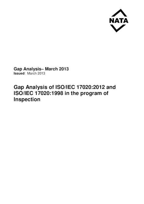 ISO IEC Checklist PDF Calibration Identity Document OFF