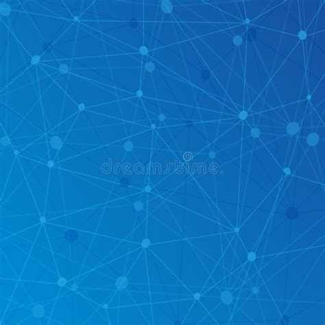 Abstract Background Blue Technology Connection Diagram Vector